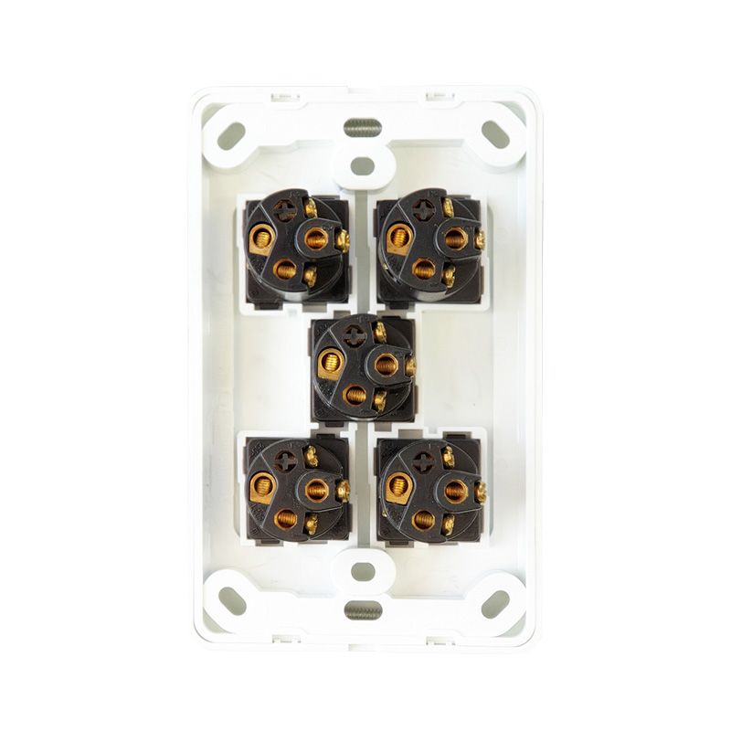 5 Gang Switch Special Price – Green LED