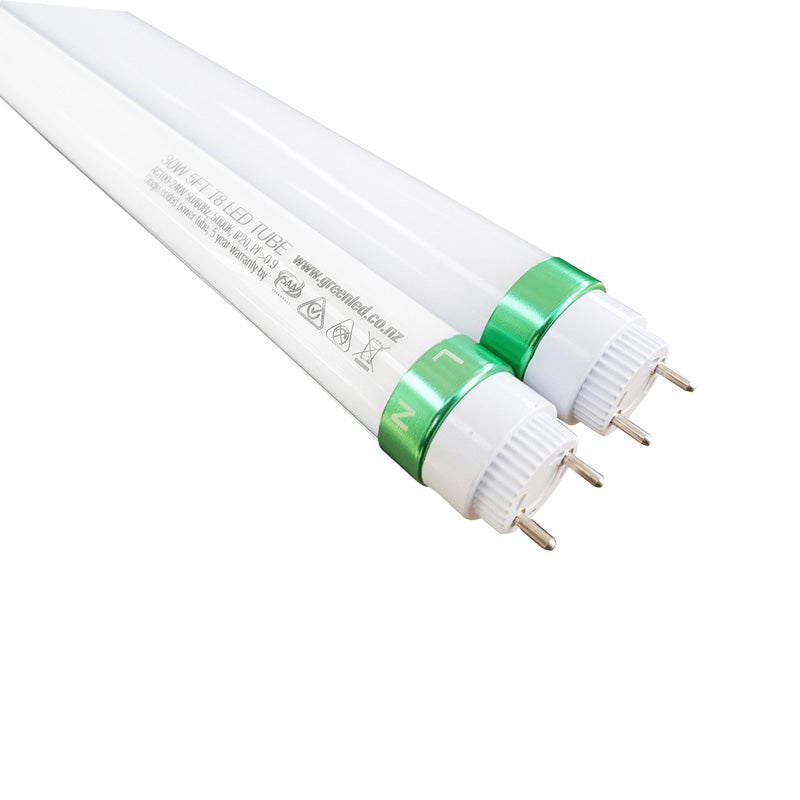 Premium 5ft LED Tube Lights NZ Standards 50% Brighter – Green LED